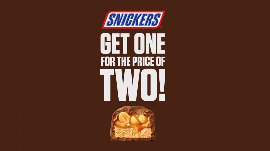 Ads We Like: Snickers offers one for the price of two in latest ‘You’re ...